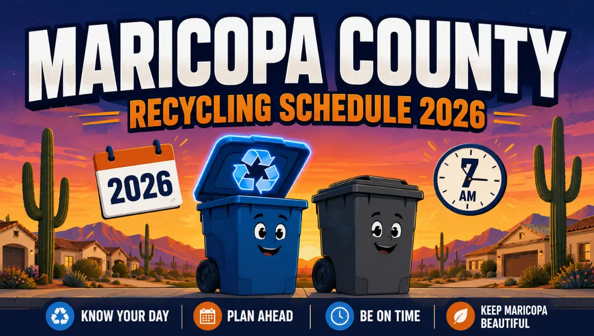 Maricopa County AZ Recycling Pickup Schedule 2026